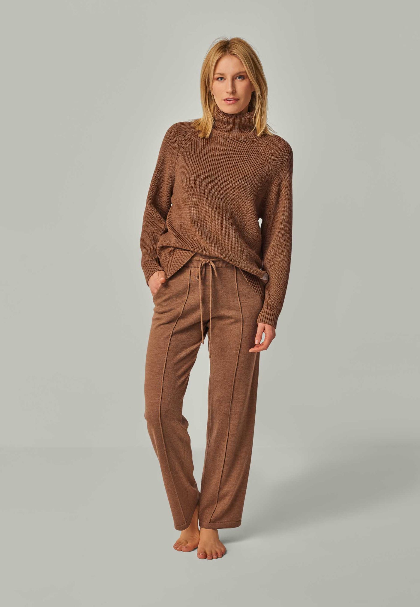 Edle & elegante Strick Loungewear Sets für Damen