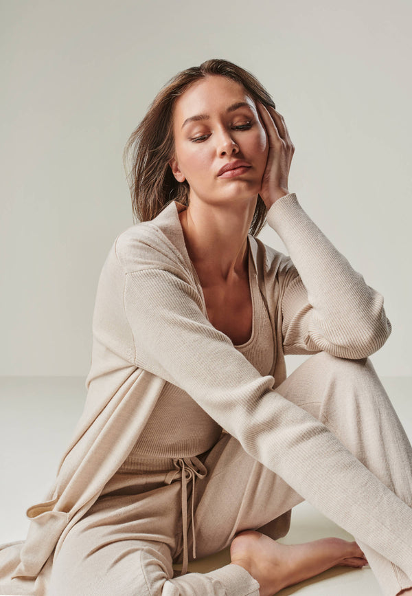Edle & elegante Strick Loungewear Sets für Damen